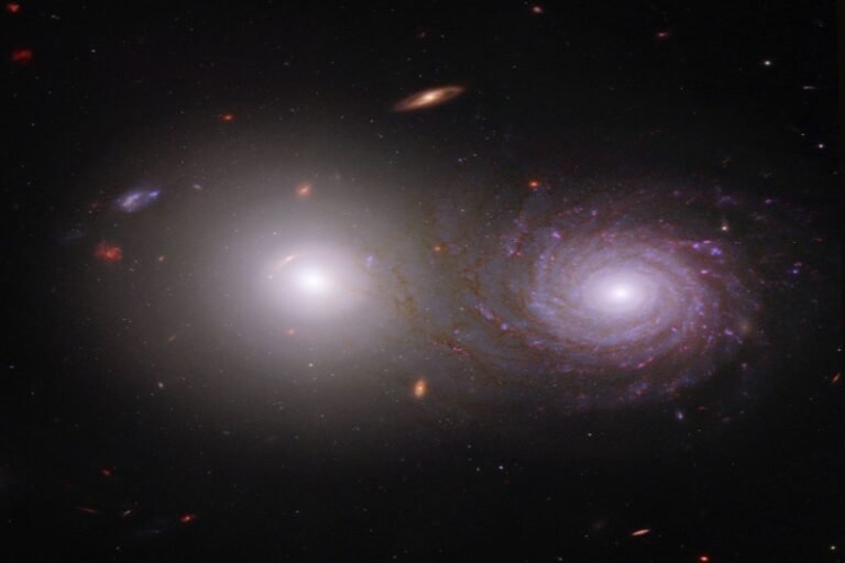 A WARNING PHOTO OF TWO galaxies SMASHING Into Each Other IS SNAPPED BY ...