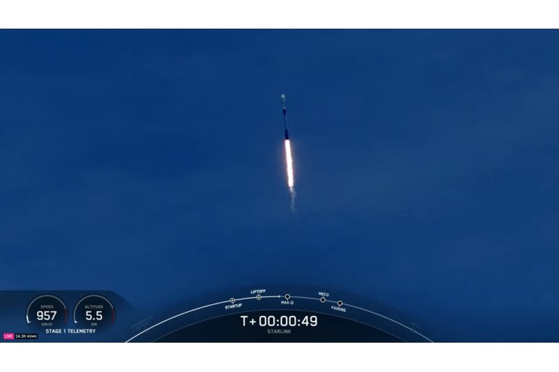 SpaceX Launches the Starlink Mission’s 50th Falcon 9 Rocket in 2024