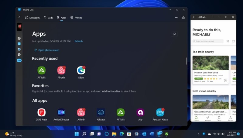 If you want an integration of Phone Link in Windows 11, you can turn it ...